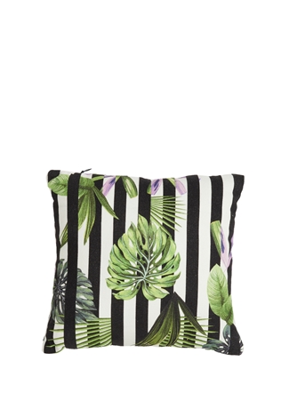 Beymen Home Siyah Beyaz Çizgili 25x25 cm Dekoratif Yastık Çok Renkli Beymen Home Siyah Beyaz Çizgili 25x25 cm Dekoratif Yastık Çok Renkli