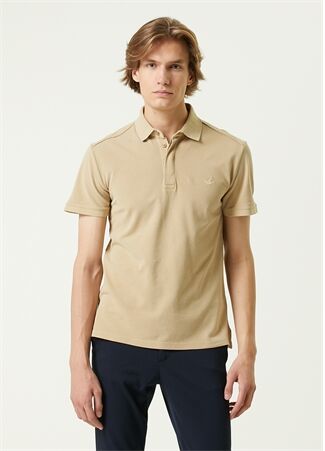 Beymen Club Erkek Slim Fit Bej Polo Yaka T-shirt S