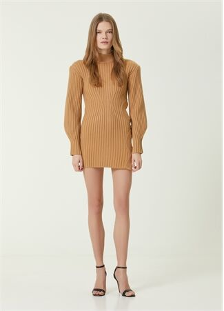 DAVID KOMA Kadın ELBİSE EUİKO Bej S EU DAVID KOMA Kadın ELBİSE EUİKO Bej S EU