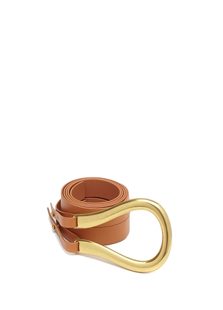 Bottega Veneta Kadın Taba Gold Deri Kemer Turuncu L EU Bottega Veneta Kadın Taba Gold Deri Kemer Turuncu L EU
