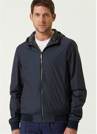 Moorer Erkek Dennys Lacivert Kapüşonlu Mont 48 IT Moorer Erkek Dennys Lacivert Kapüşonlu Mont 48 IT