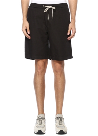 Allsaints Erkek Adra Antrasit Keten Şort Gri 32 US