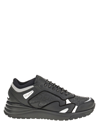 Salvatore Ferragamo Erkek Gancini Rainbow Siyah Deri Sneaker 0 UK Salvatore Ferragamo Erkek Gancini Rainbow Siyah Deri Sneaker 0 UK