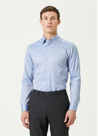 Eton Erkek Mavi Gömlek 42 IT