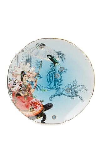 Vista Alegre Atlantis Beyaz Karışık Desenli Porselen Tabak