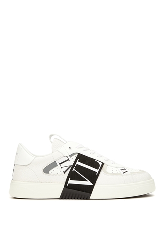 Valentino Garavani Erkek VL7N Beyaz Logo Bant Detaylı Deri Sneaker 42 EU Valentino Garavani Erkek VL7N Beyaz Logo Bant Detaylı Deri Sneaker 42 EU