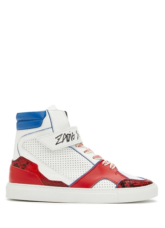 Zadig&Voltaire Kadın Mavi Beyaz Logo Detaylı Deri Sneaker 36 EU Zadig&Voltaire Kadın Mavi Beyaz Logo Detaylı Deri Sneaker 36 EU