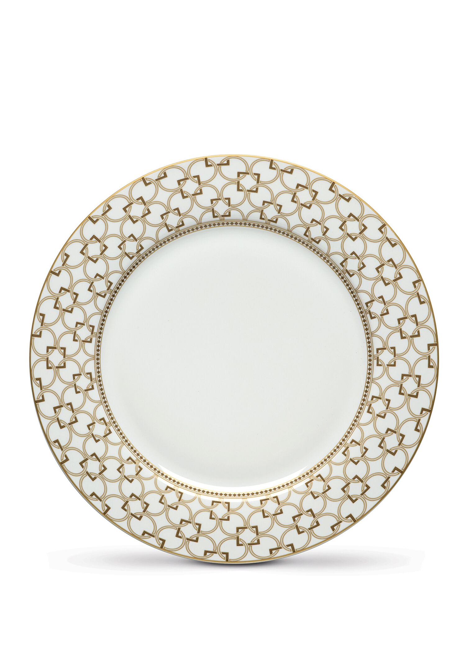 Pozzi Milano - Deco Geometrik Desenli Porselen Servis Tabağı 27 cm ...