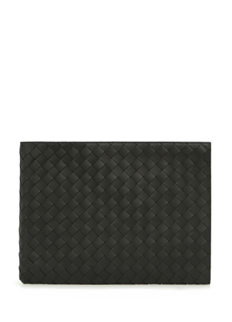 Bottega Veneta Erkek Siyah Örgü Dokulu El Portföyü EU