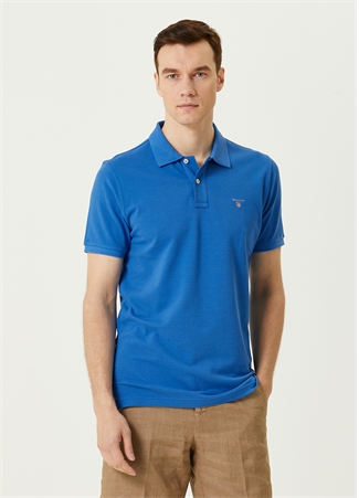 Gant Erkek Saks Polo Yaka T-shirt Mavi L Eu Gant Erkek Saks Polo Yaka T-shirt Mavi L Eu