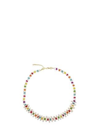 Sol By Studio Kadın Colorblocked Boncuklu Kolye EU