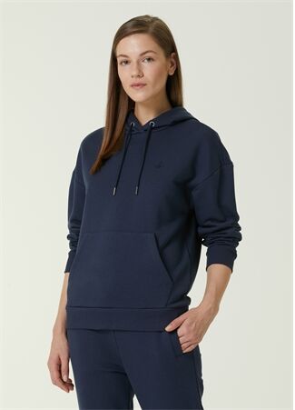 Beymen Club Kadın Lacivert Kapüşonlu Sweatshirt S EU