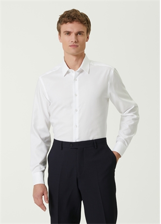Beymen Club Erkek Comfort Fit Beyaz Non Iron Oxford Gömlek S Beymen Club Erkek Comfort Fit Beyaz Non Iron Oxford Gömlek S
