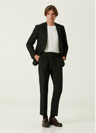 Network Erkek Jogger Fit Siyah Pantolon 50-6N EU