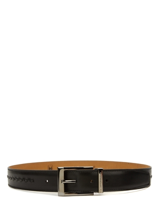 Moreschi Erkek Siyah Örgü Dokulu Deri Kemer 95 EU Moreschi Erkek Siyah Örgü Dokulu Deri Kemer 95 EU