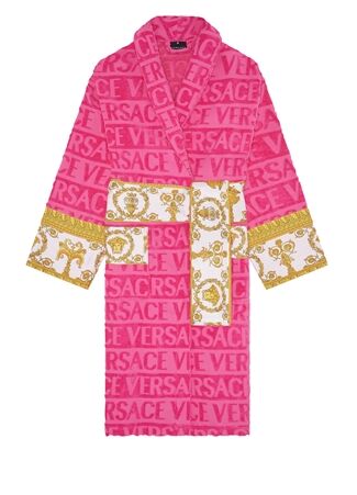 Versace I Love Baroque Pembe Bornoz Versace I Love Baroque Pembe Bornoz