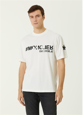 Moncler Grenoble Erkek Beyaz Logo Detaylı T-shirt S EU Moncler Grenoble Erkek Beyaz Logo Detaylı T-shirt S EU