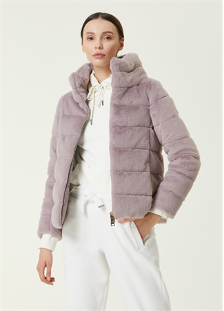 Herno Kadın Lady Lila Dik Yaka Puff Mont Mor 38 It Herno Kadın Lady Lila Dik Yaka Puff Mont Mor 38 It
