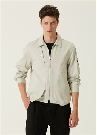 Stone Island Shadow Erkek Kemik Dikiş Detaylı Dış Gömlek Mavi S EU