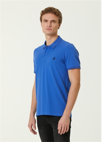 Beymen Club Erkek Comfort Fit Mavi Polo Yaka Logolu T-shirt S Beymen Club Erkek Comfort Fit Mavi Polo Yaka Logolu T-shirt S