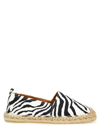 Beymen Club Kadın Zebra Desenli Kanvas Espadril Siyah 36 Beymen Club Kadın Zebra Desenli Kanvas Espadril Siyah 36