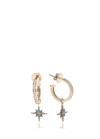 Collection-Ruel Design Kadın Sallantılı Uç Detaylı Altın Rengi Küpe EU Collection-Ruel Design Kadın Sallantılı Uç Detaylı Altın Rengi Küpe EU