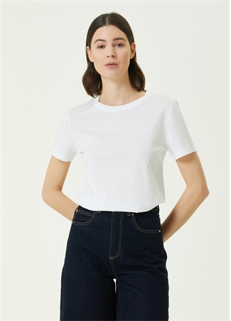 Beymen Collection Kadın Beyaz Bisiklet Yaka Basic T-shirt S EU Beymen Collection Kadın Beyaz Bisiklet Yaka Basic T-shirt S EU