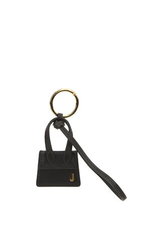 Jacquemus Kadın Siyah Çanta Formlu Deri Anahtarlık EU Jacquemus Kadın Siyah Çanta Formlu Deri Anahtarlık EU