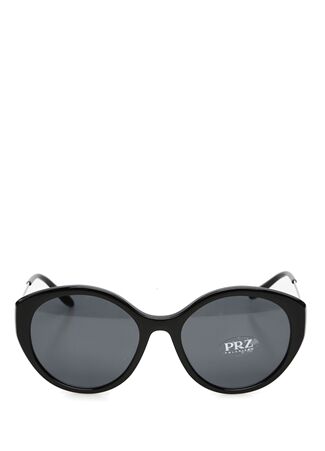 Prada Kadın Siyah Yuvarlak Formlu Güneş Gözlüğü 55 EU