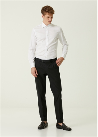 Beymen Collection Erkek Custom Fit Beyaz French Yaka Dokulu Gömlek 42 EU Beymen Collection Erkek Custom Fit Beyaz French Yaka Dokulu Gömlek 42 EU