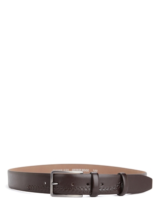 George Hogg Erkek Kahverengi Örgü Doku Detaylı Deri Kemer 20 EU George Hogg Erkek Kahverengi Örgü Doku Detaylı Deri Kemer 20 EU