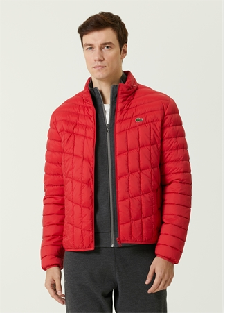 Lacoste Erkek Kırmızı Kapüşonlu Puff Mont S EU Lacoste Erkek Kırmızı Kapüşonlu Puff Mont S EU