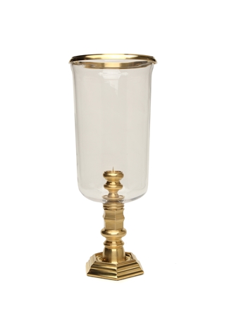 Ralph Lauren Home Classic Gold Varaklı Şamdan Altın Rengi