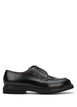 Barrett Erkek Siyah Deri Ayakkabı 6.5 UK