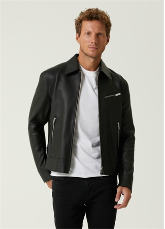 Valentino Erkek Siyah Deri Mont 48 IT Valentino Erkek Siyah Deri Mont 48 IT