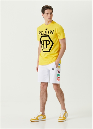 Philipp Plein Erkek Bermuda Beyaz M Eu Philipp Plein Erkek Bermuda Beyaz M Eu