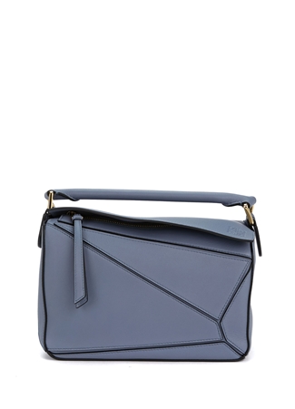 Loewe Kadın Puzzle Mavi Deri Çanta EU Loewe Kadın Puzzle Mavi Deri Çanta EU