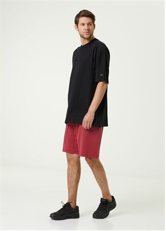 Rick Owens x Champion Erkek Kırmızı Beli Kordonlu Bermuda S EU