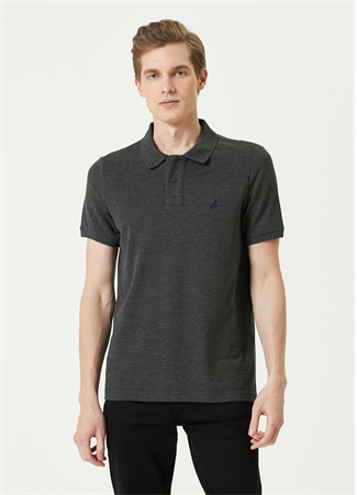 Beymen Club Erkek Comfort Fit Antrasit Polo Yaka T-shirt Gri S EU Beymen Club Erkek Comfort Fit Antrasit Polo Yaka T-shirt Gri S EU