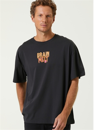 Turn & Bake Erkek Brain Melt Siyah T-shirt S EU Turn & Bake Erkek Brain Melt Siyah T-shirt S EU