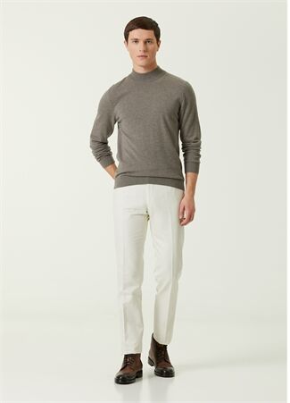 Pal Zileri Erkek Beyaz Pantolon 50 IT