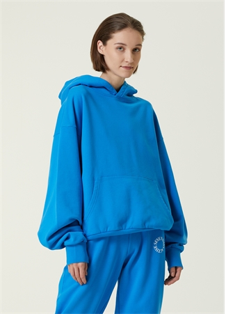 7 Days Active Kadın Mavi Kapüşonlu Baskılı Sweatshirt S EU 7 Days Active Kadın Mavi Kapüşonlu Baskılı Sweatshirt S EU