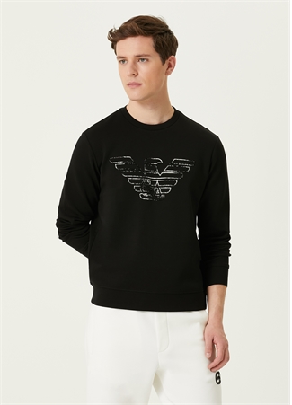 Emporio Armani Erkek Sweatshirt Siyah M Eu