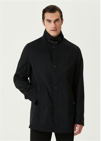 Pal Zileri Erkek Lacivert Yün Kaban 50 It