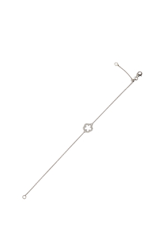 Collection Kadın Pırlantalı Altın Rengi Bileklik EU