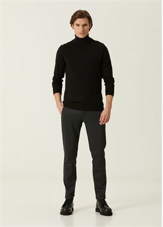 Network Erkek Slim Fit Siyah Pantolon 50 EU