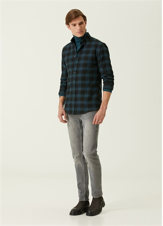 Network Erkek Slim Fit Açık Gri Denim Pantolon 36-34 EU Network Erkek Slim Fit Açık Gri Denim Pantolon 36-34 EU