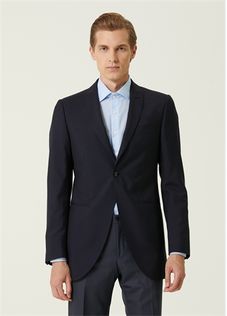 Pal Zileri Erkek Lacivert Kırlangıç Yaka Ceket 52 IT Pal Zileri Erkek Lacivert Kırlangıç Yaka Ceket 52 IT