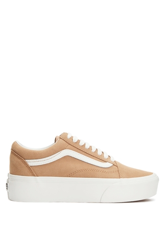 Vans Kadın UA Old Skool Stackform Krem Sneaker Beyaz 36 EU Vans Kadın UA Old Skool Stackform Krem Sneaker Beyaz 36 EU