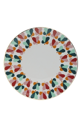 La Doublej Colorblock Karışık Desenli Porselen Servis Tabağı Çok Renkli La Doublej Colorblock Karışık Desenli Porselen Servis Tabağı Çok Renkli